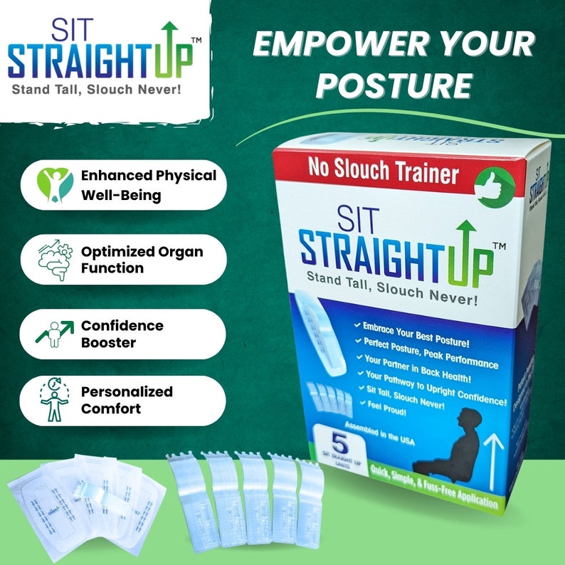 Sit up Straight Posture Corrector Trainer | No Slouch & Hunchback ...