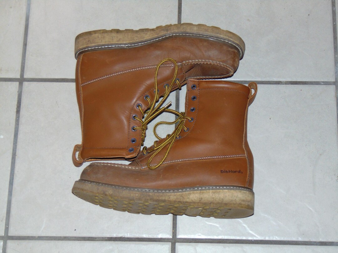 Sears 88994 Diehard Surtraks Soft Toe Men's Work Boots Size 12EE - Etsy