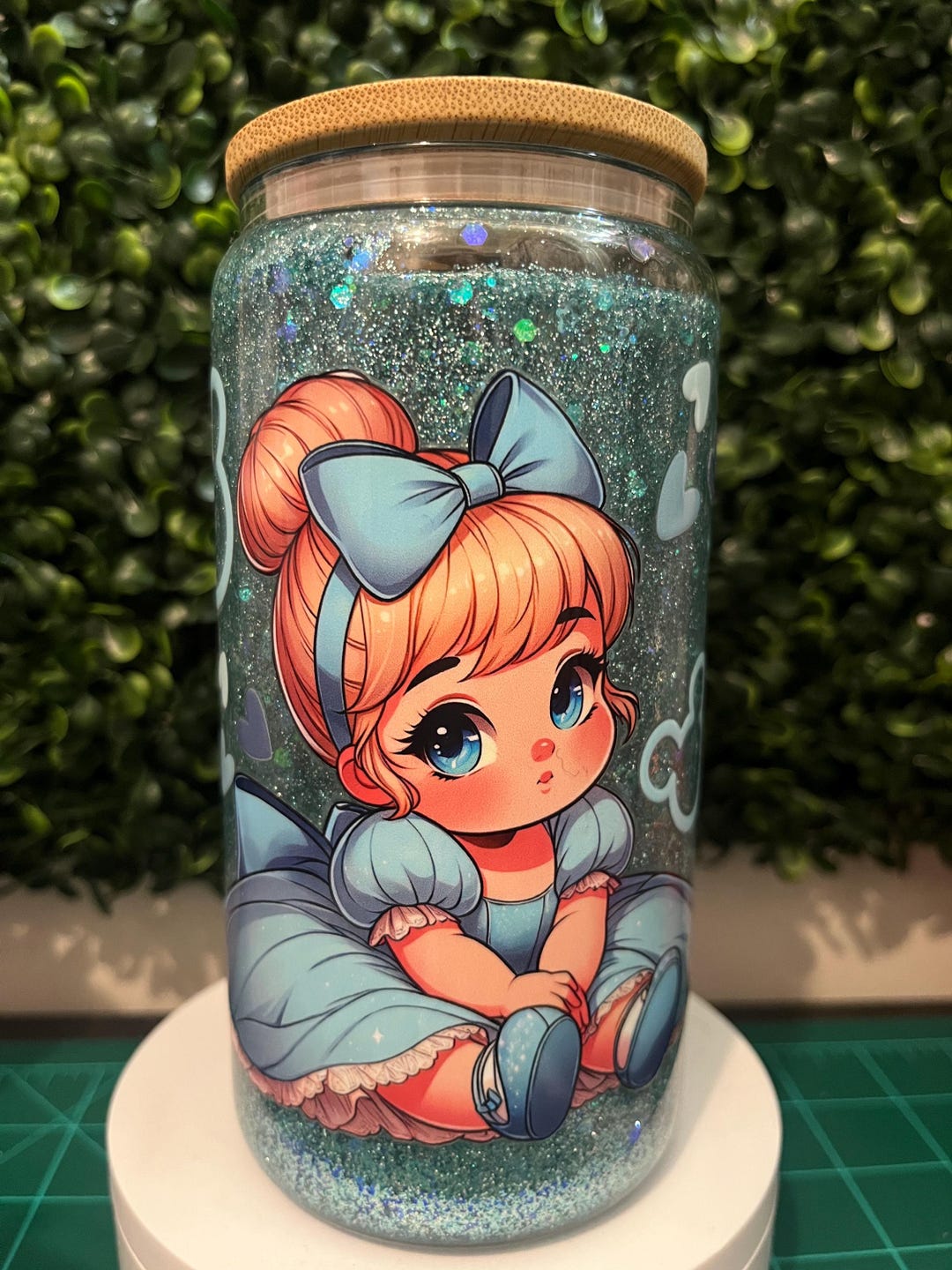 Cinderella Baby Blue Snow Globe 16 Oz - Etsy