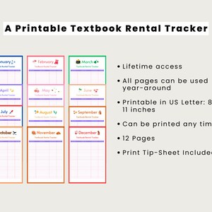 Rental Tracker, Printable Rental Tracker, Rental Template, Digital ...