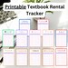 Rental Tracker, Printable Rental Tracker, Rental Template, Digital ...