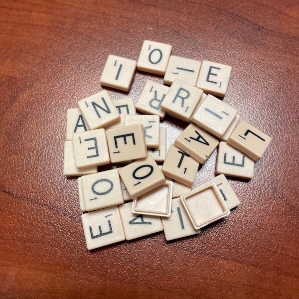 Plastic Scrabble - Etsy