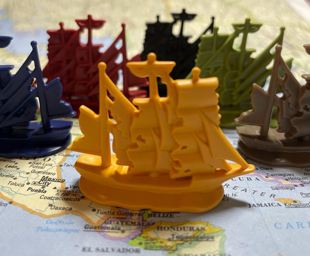 Vintage Monopoly Junior Game Replacement Pieces- Ticket Booth- Set of ...