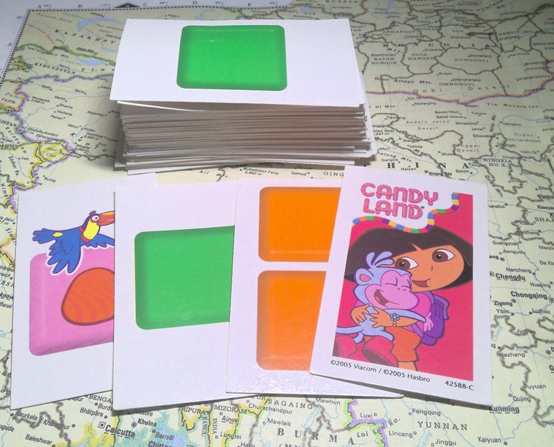 Dora the Explorer Candy Land 2005 Game Piecesset of 21 - Etsy