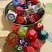 Bulk Dice Game Pieces Collection, Crafts Random Set of 15, Varying ...
