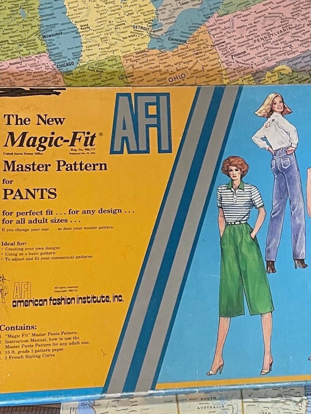 Vintage the New Magic-fit Master Pattern for Pants AFI - Etsy
