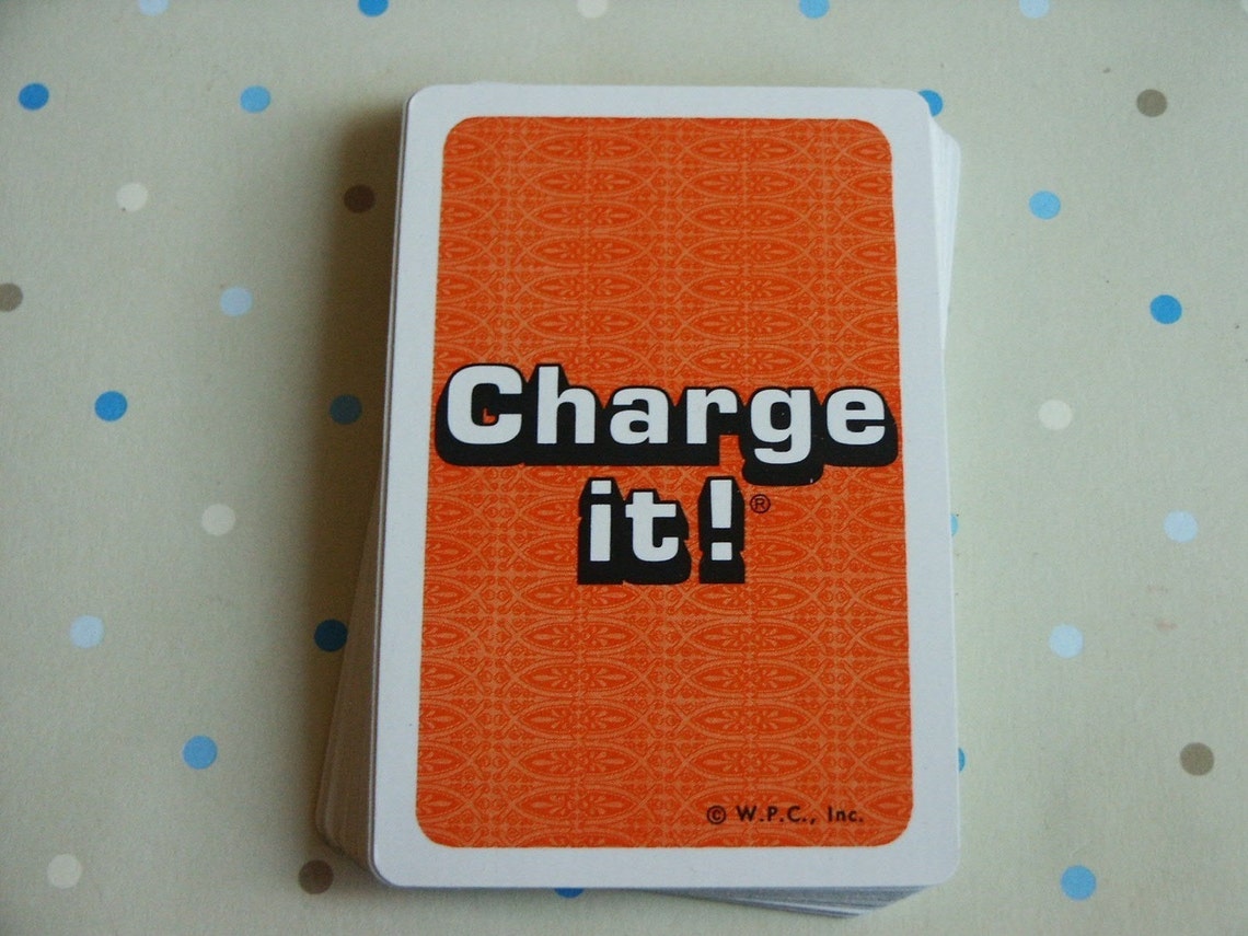 Vintage Charge It Game Cards Set of 10 | Etsy