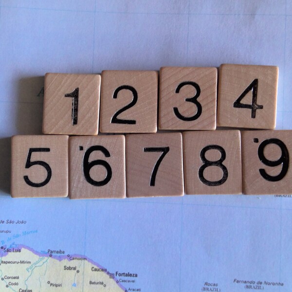 Numbered Tiles - Etsy