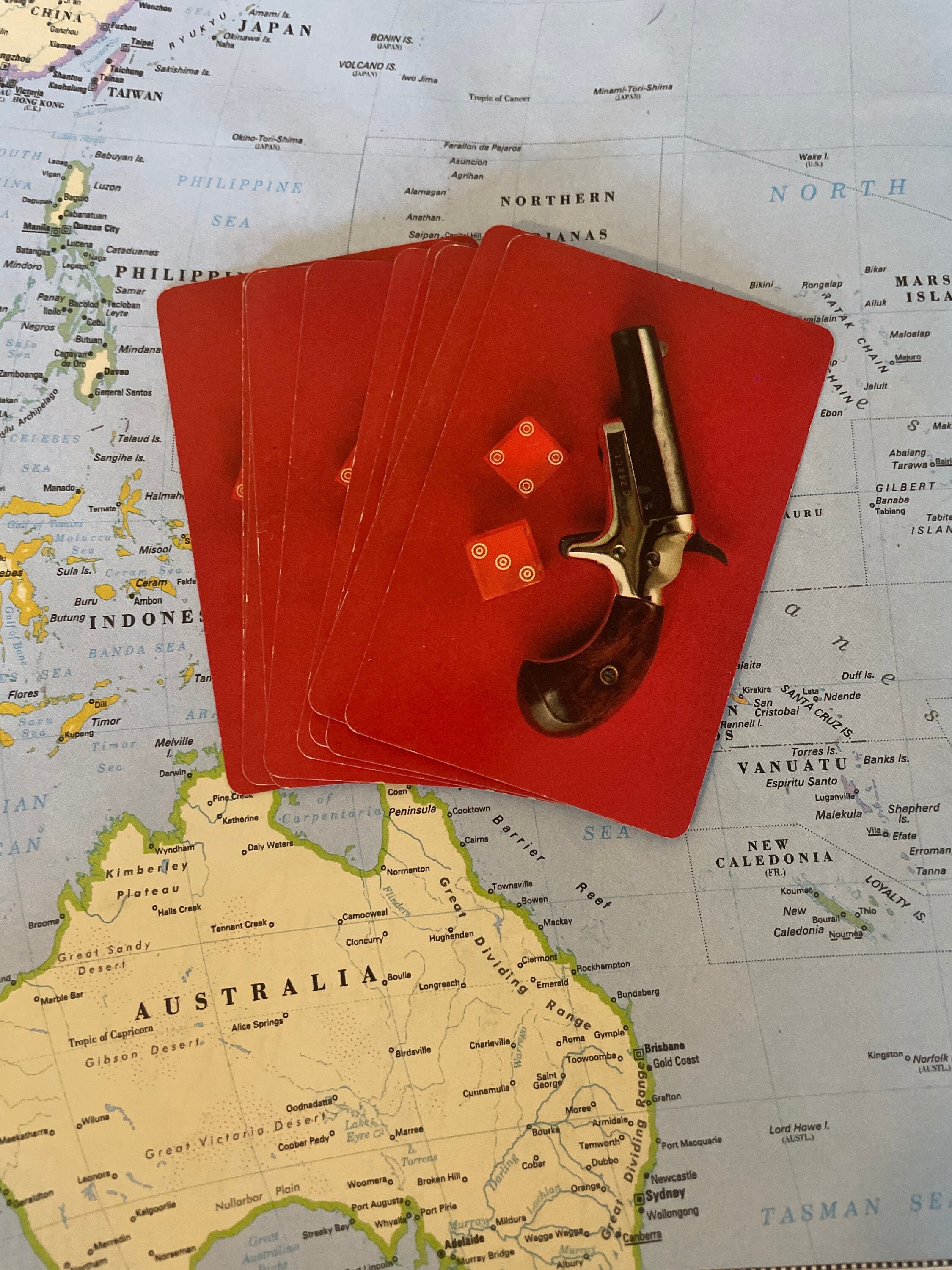 Vintage Gun and Dice Playing Cards-set of 10 - Etsy