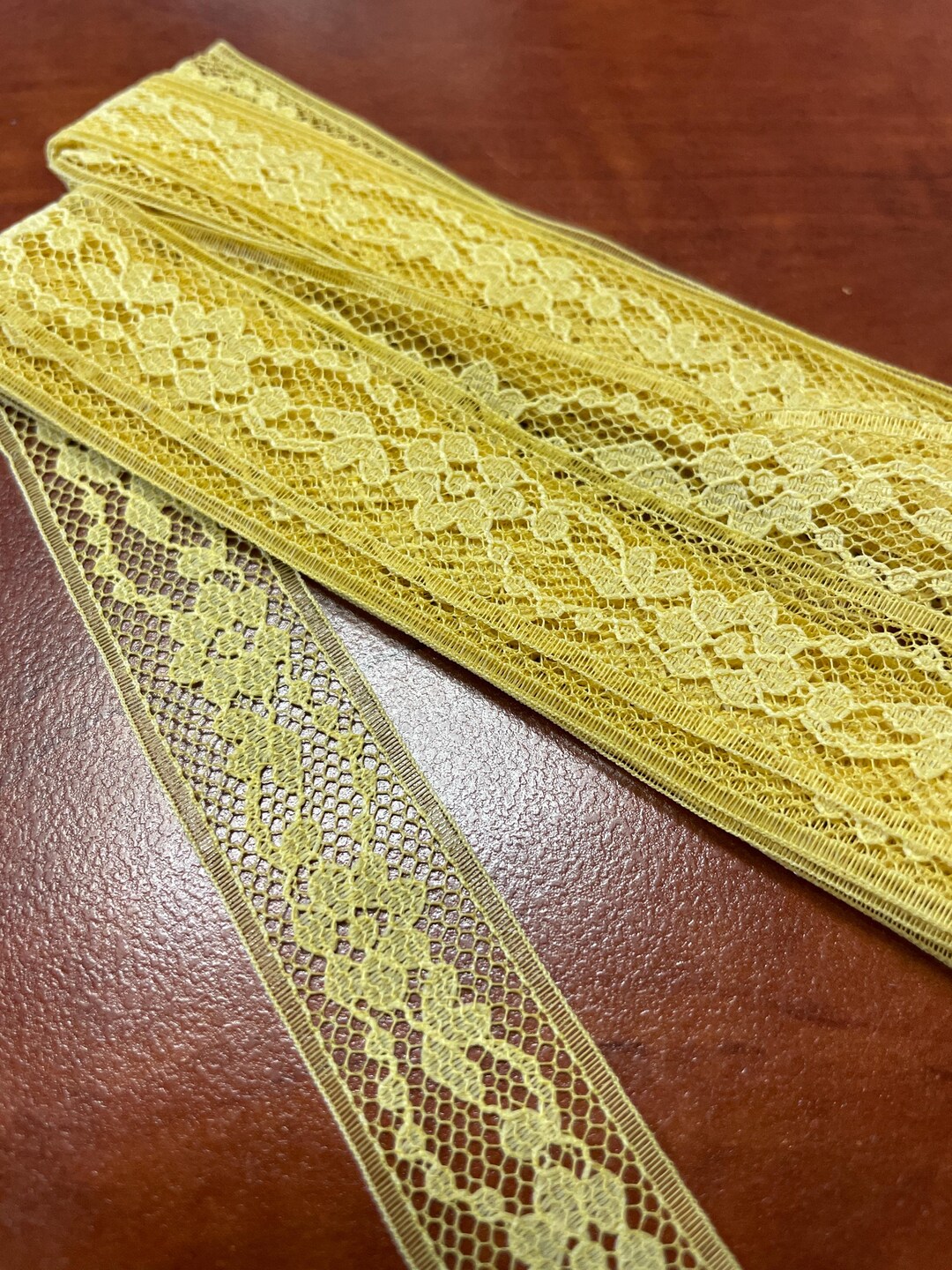 Vintage Camel Lace- 3 Yards - Etsy