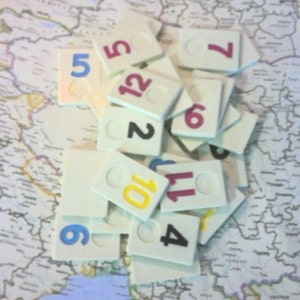 Vintage Rummikub Game Pieces- Set of 20 - Etsy Australia