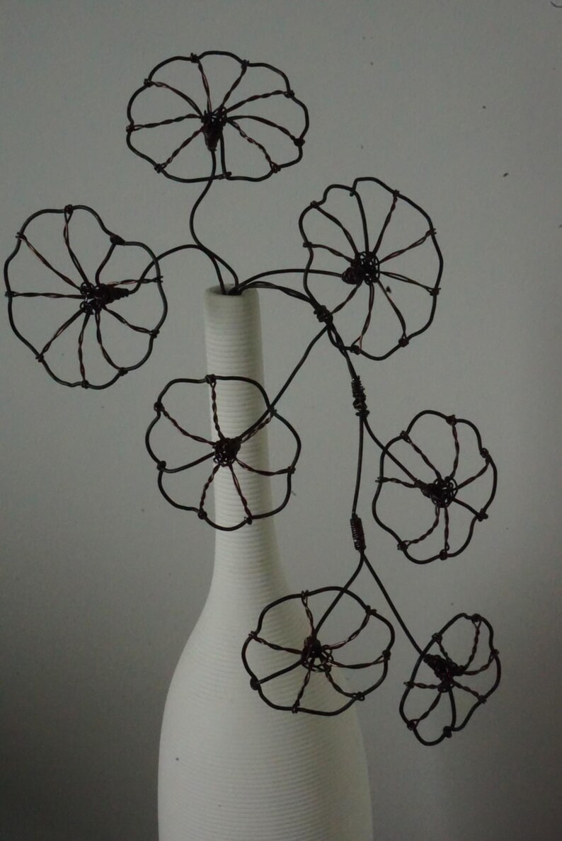 Minimalist Wire Stephania Leaves Handmade Decorative Nordic-style Stem ...
