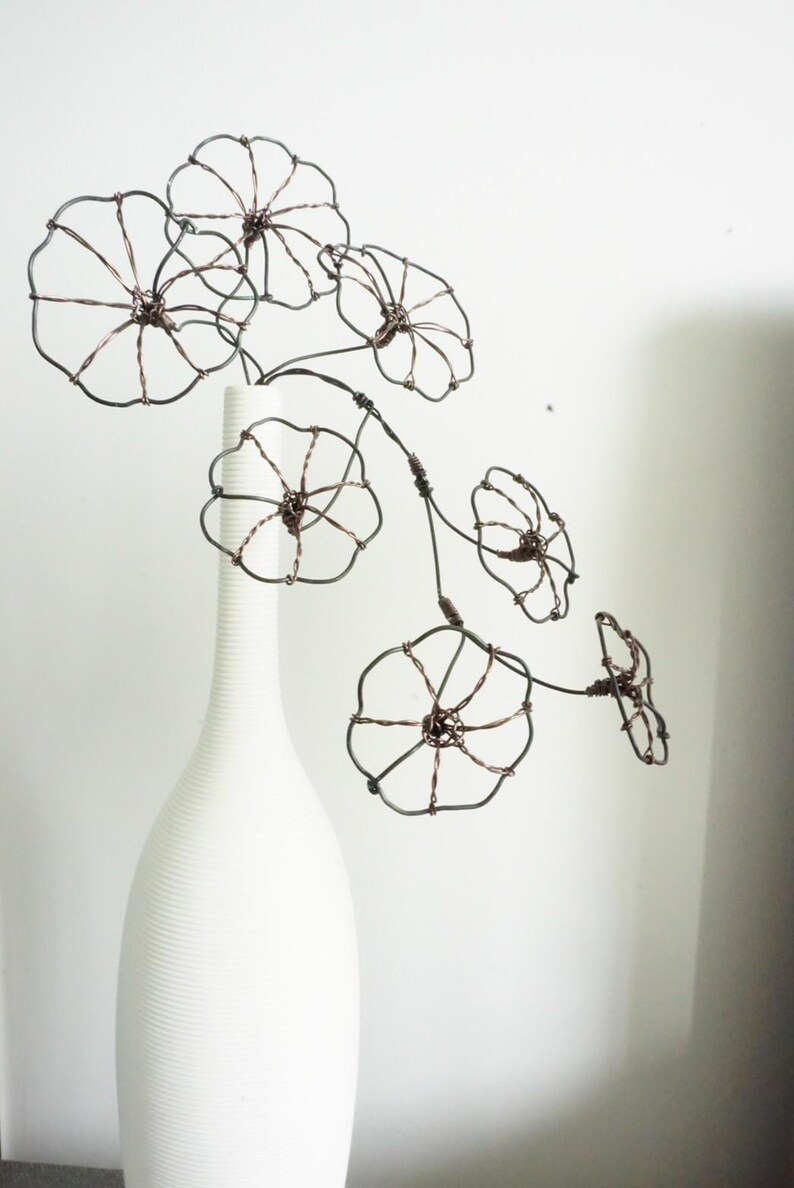 Minimalist Wire Stephania Leaves Handmade Decorative Nordic-style Stem ...