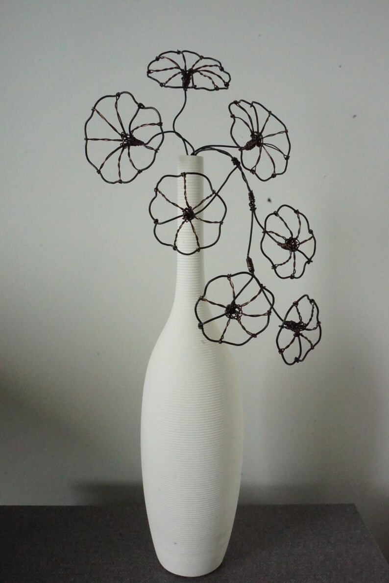 Minimalist Wire Stephania Leaves Handmade Decorative Nordic-style Stem ...