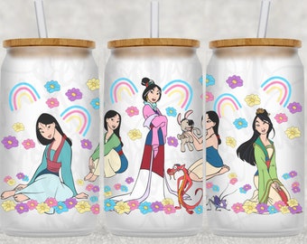 Power Puff Girls Glass Wrap, 16 Oz and 20oz Glass Can Wrap PNG, Glass ...