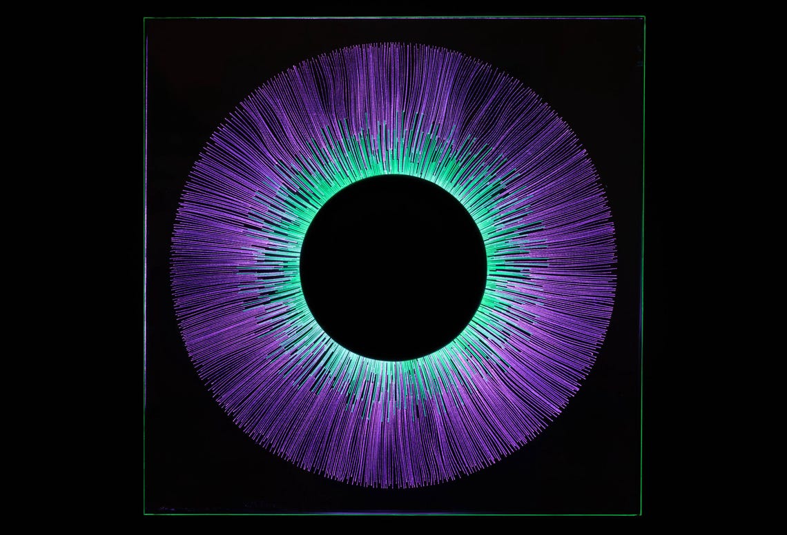 Pulsar Wall Light – Smart LED Art in 3-D - Etsy