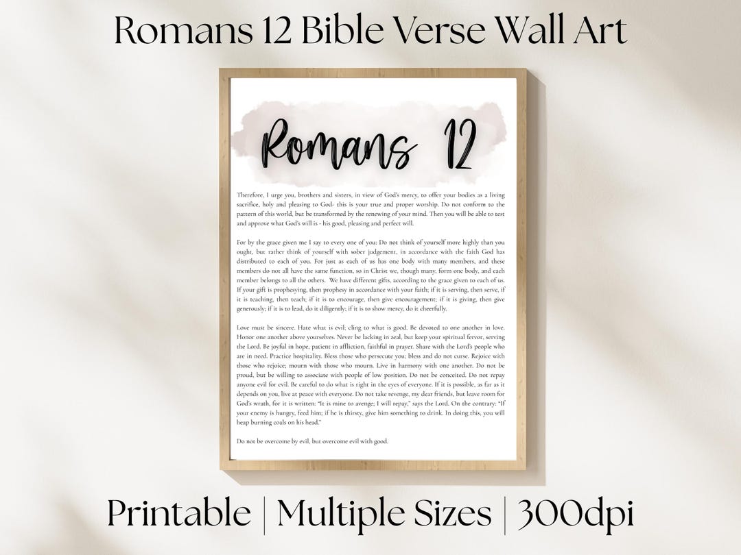 Romans 12 Bible Verse Pictures Bundle Yahweh Lungs Trendy Christian ...