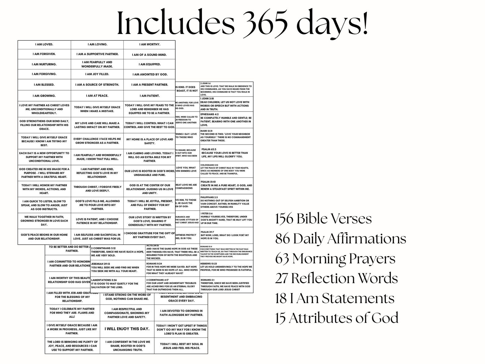 365 DIY Daily Devotional Jar Printable Gift Idea Scripture Prayer Cards ...