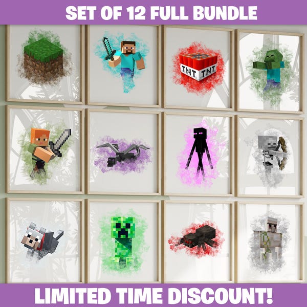 Mincraft Posters - Etsy