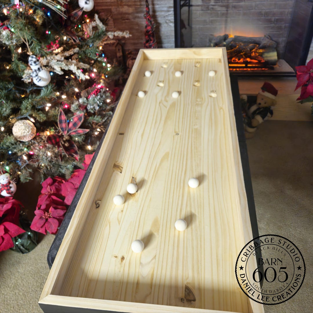 Wooden Ball Challenge Board Game - Etsy