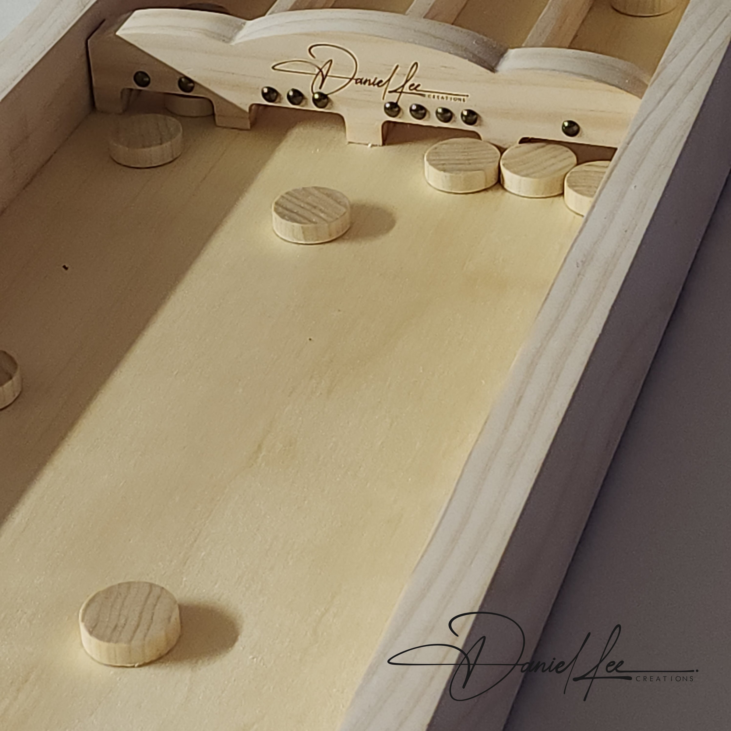 Dutch Shuffleboard Table Top Game Handmade Sjoelbak Etsy