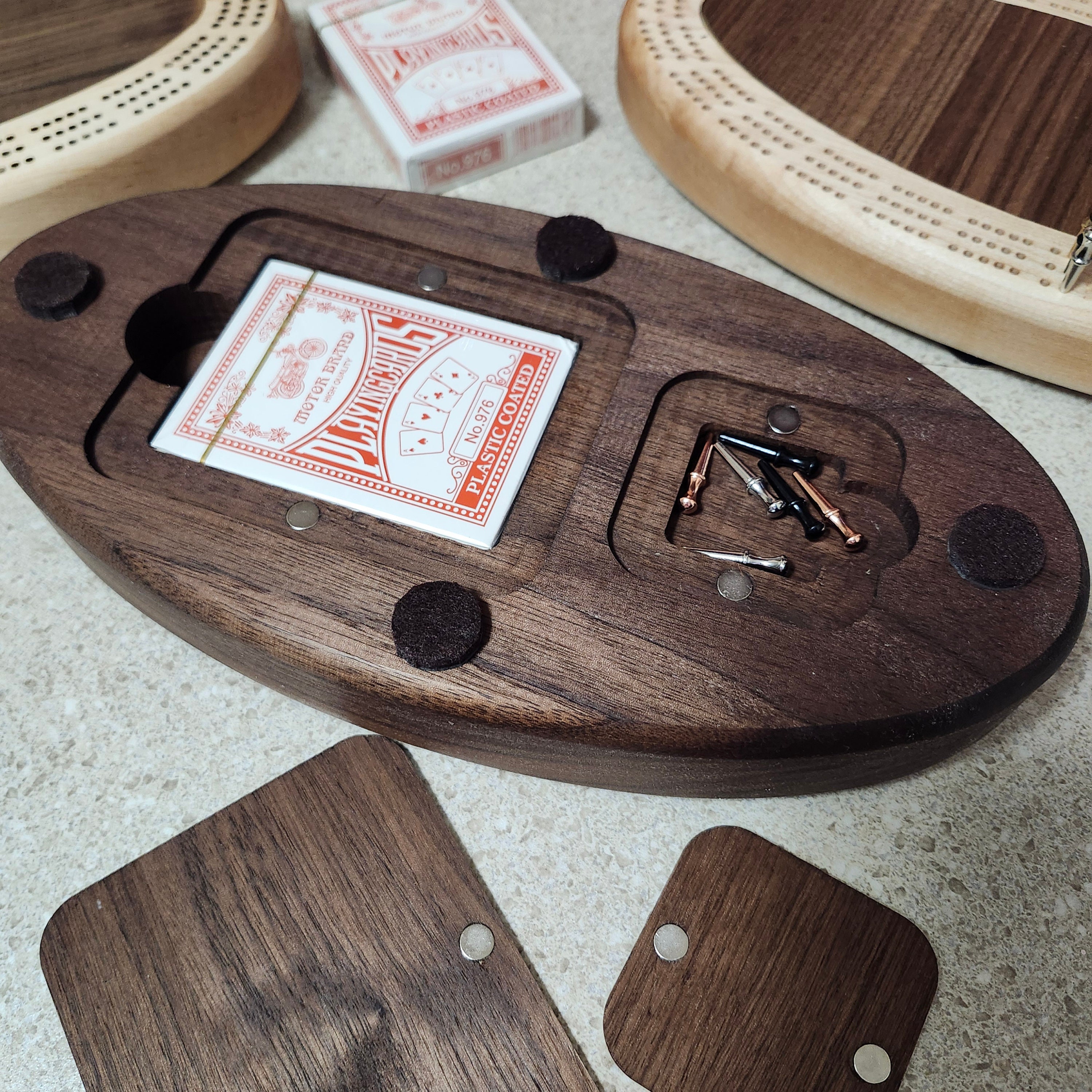 Personalized Cribbage Board, Family Name Engraved, Wedding Gift ...