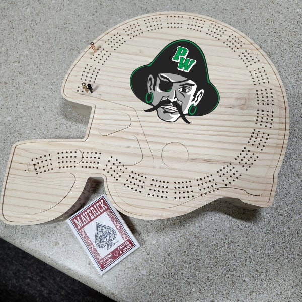Football Cribbage Board - Etsy