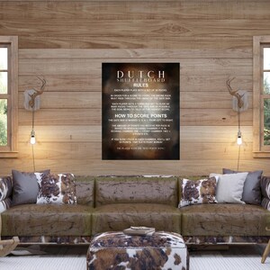 Dutch Shuffleboard Rules Canvas Print - Etsy