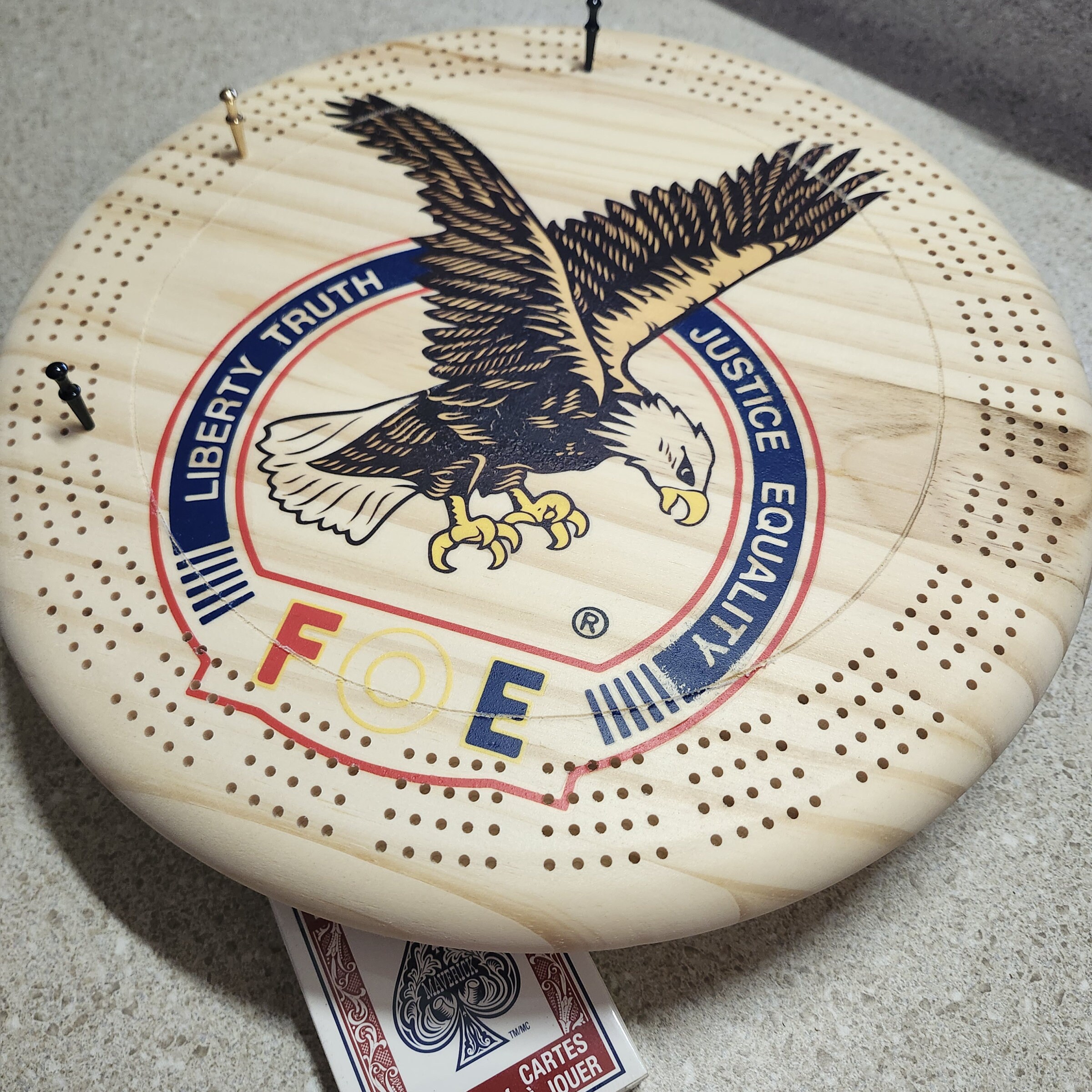 12" Personalized Cribbage Board - Etsy