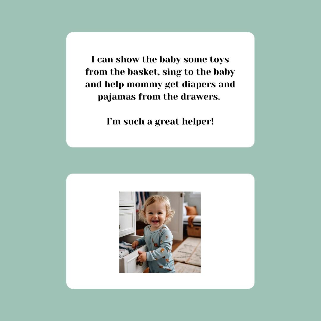 Big Sister Social Story Printable Customizable Personalized - Etsy