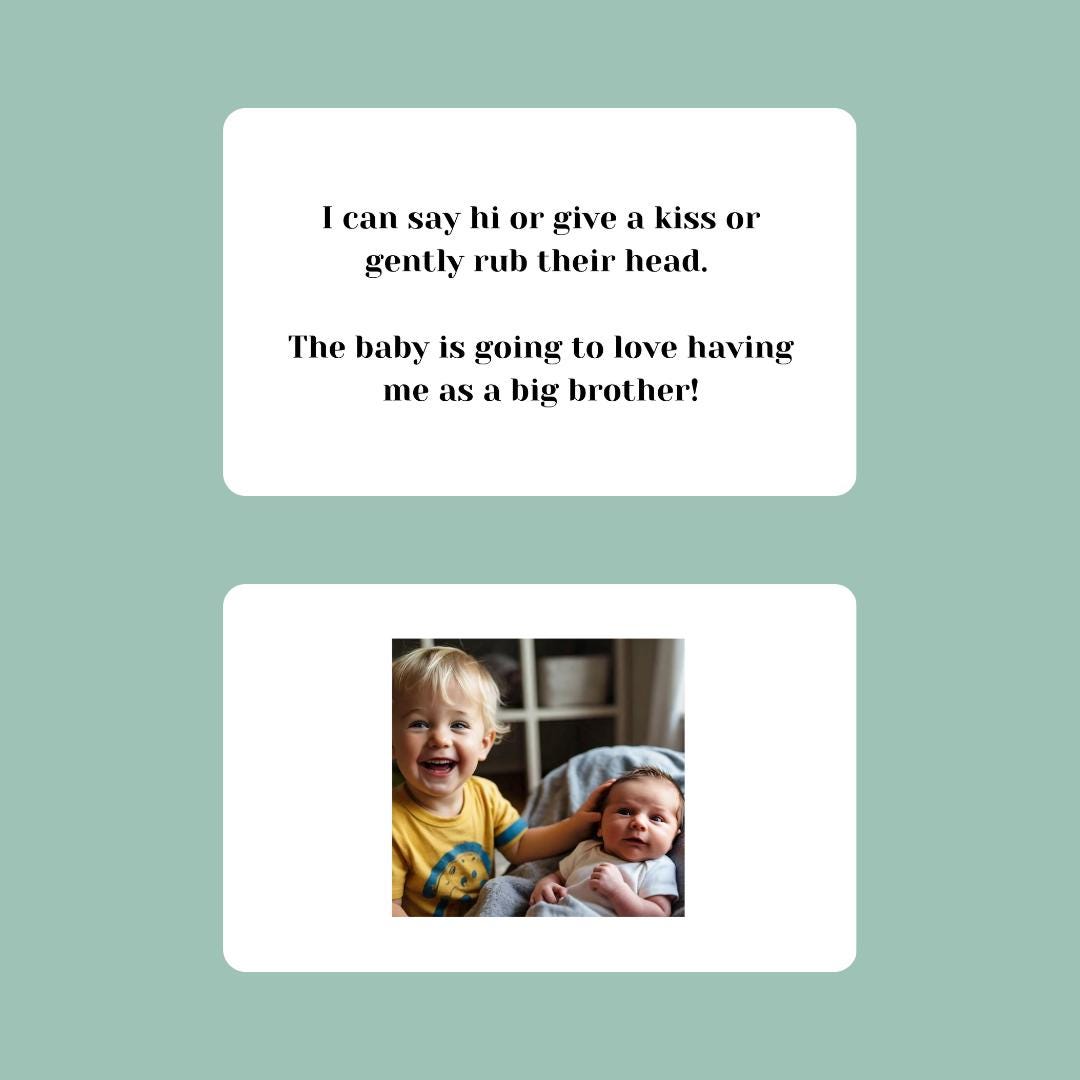 Big Brother Social Story Printable Customizable - Etsy