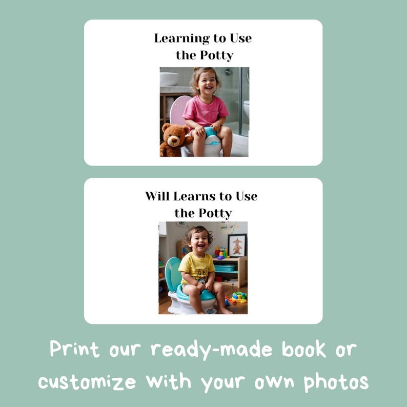 Potty Training Social Story Printable and Customizable - Etsy UK