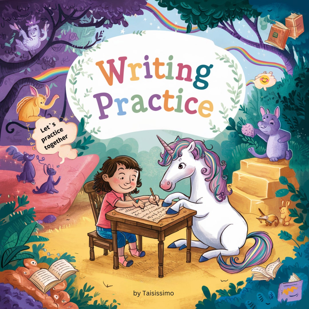 Alphabet Adventure: Children's Handwriting Practice Workbook - Etsy