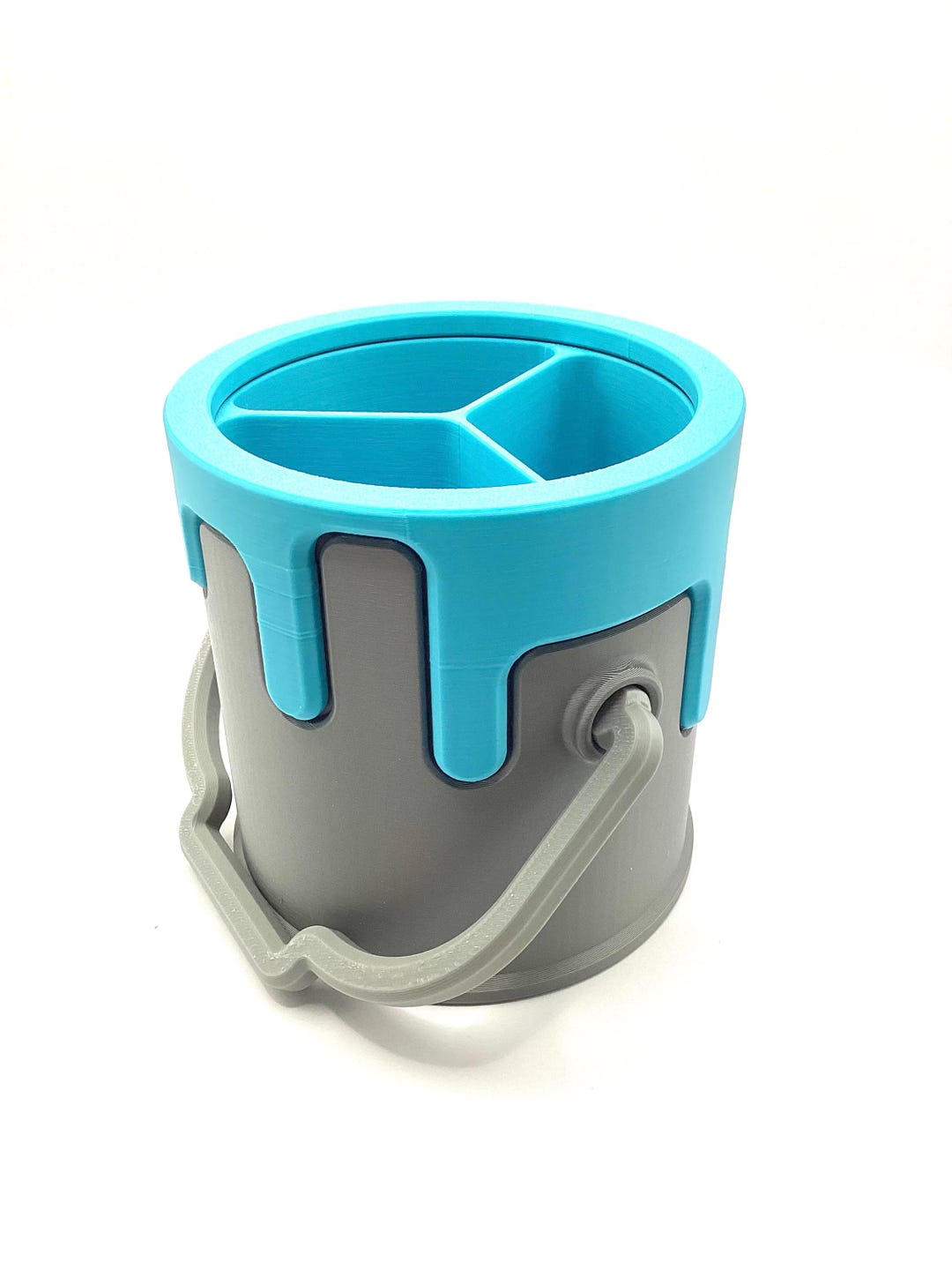 3D Printed Drippy Paint Desk Organizer Bucket – Unique Pen Holder - Etsy