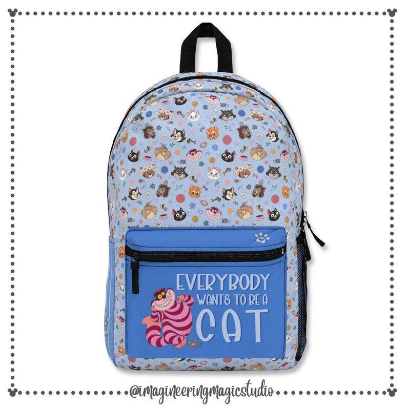 Disney Movie Cats Backpack, Cute Cartoon Character Bag, Kids School ...