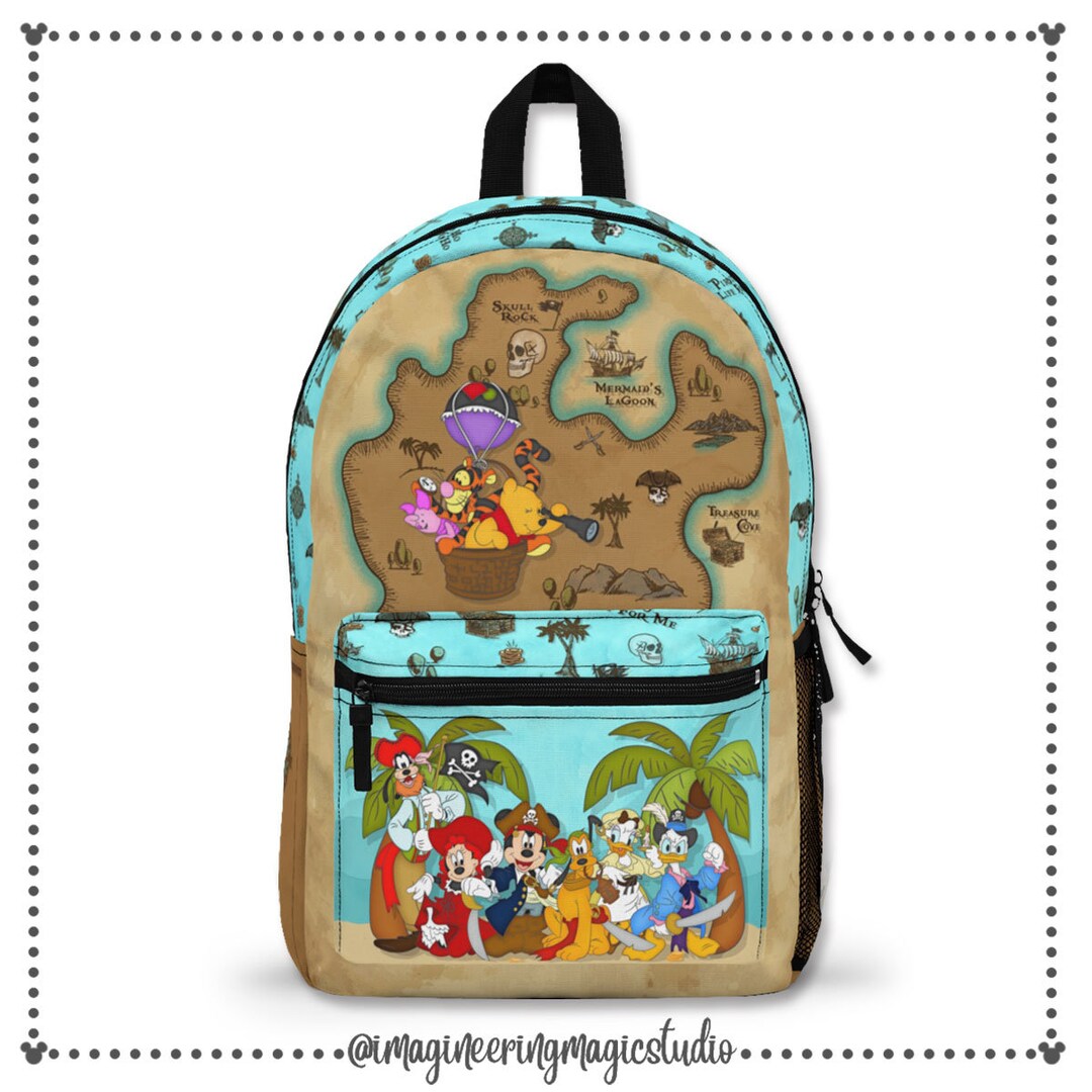 Mickey Mouse Pirate Adventure Backpack for Disney Travel and Vacation ...