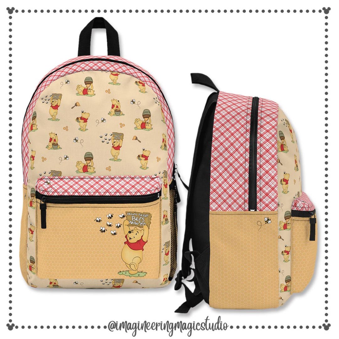 Winnie the Pooh Backpack, Kids Backpack, School Bag, Disney Lover Gift ...