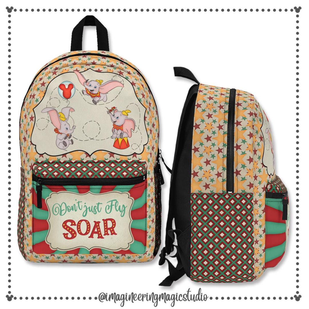 Dumbo Backpack, Disney School Bag, Cute Elephant Bookbag, Kids Travel ...