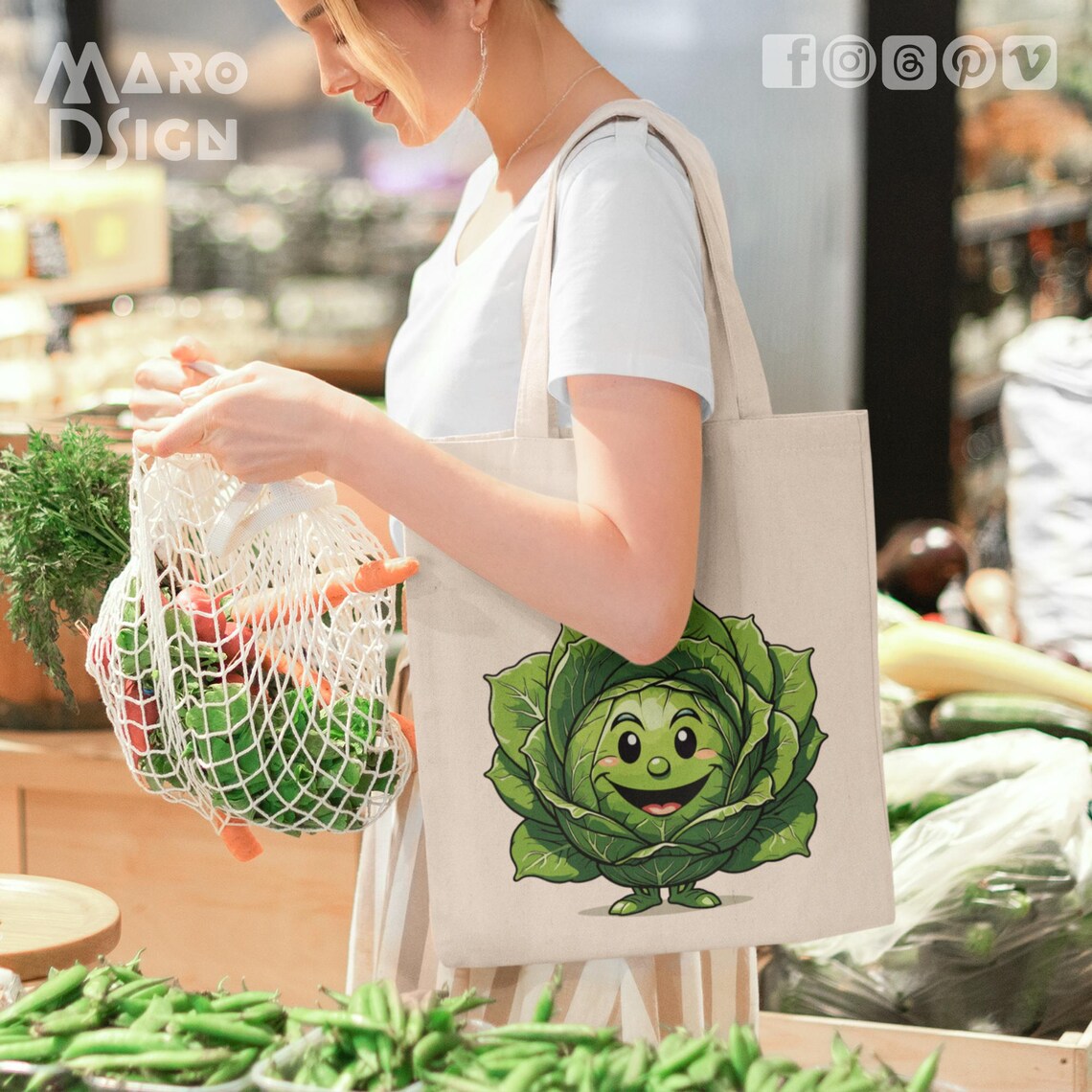 Happy Cabbage Clipart Bundle | A Fun and Friendly Vegetable ...