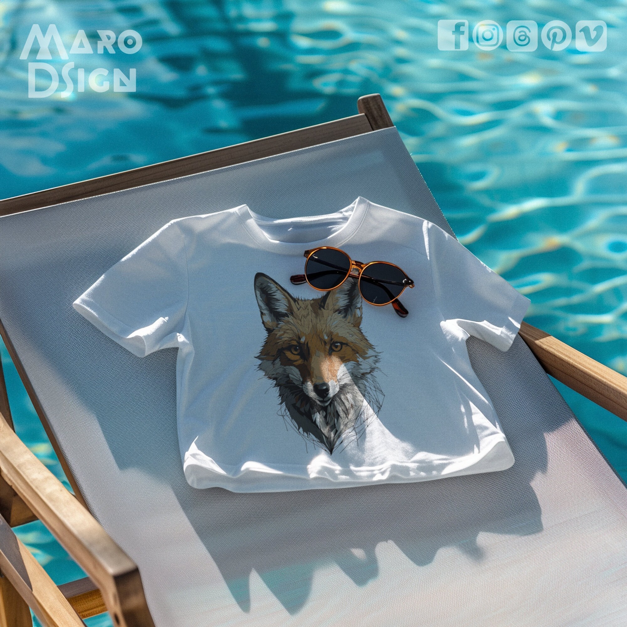 Red Fox Portrait | Stunning Editable Vector Art of the Iconic Clever ...