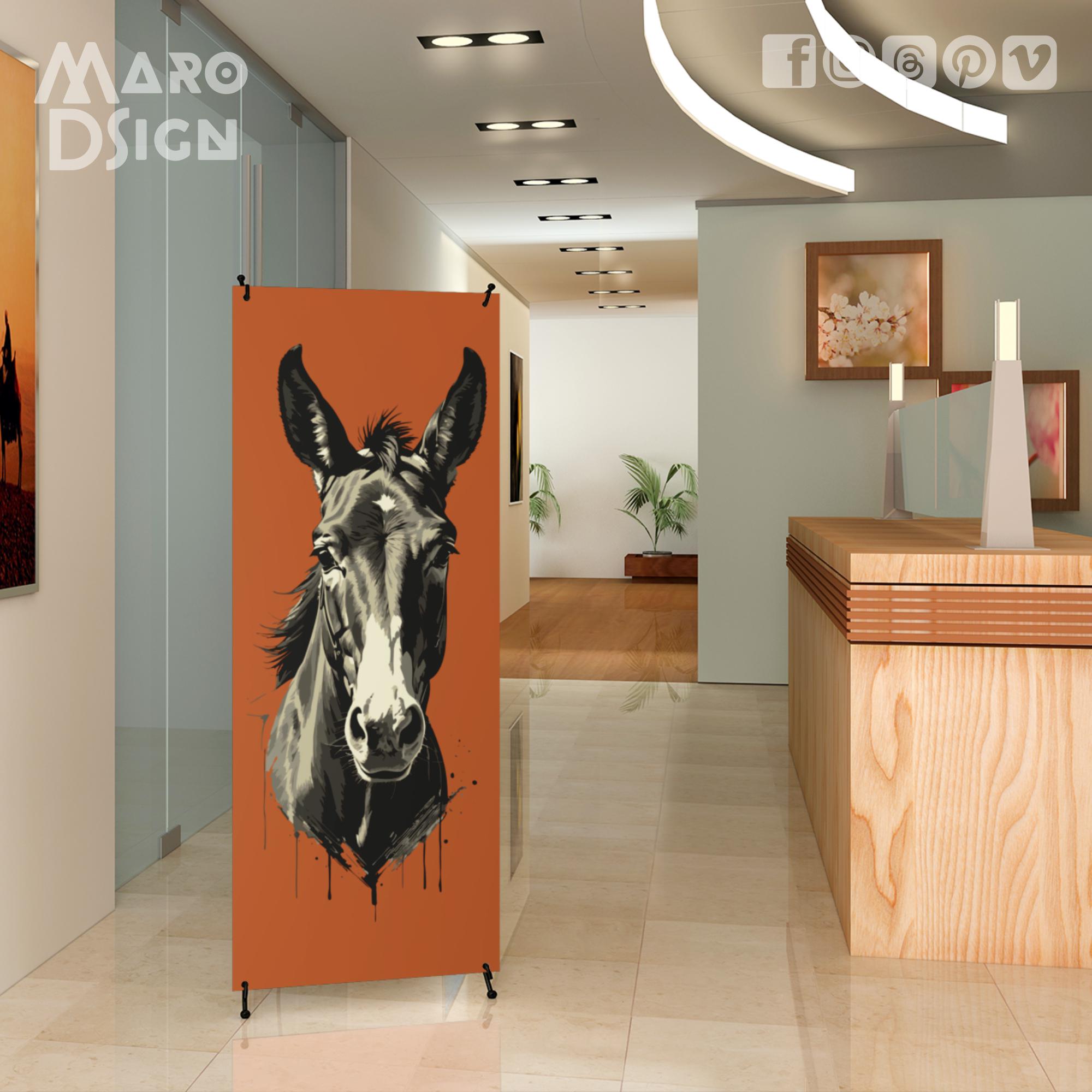Mule Portrait | Stunning Animal Vector Art for Graphic Designers, DIY ...