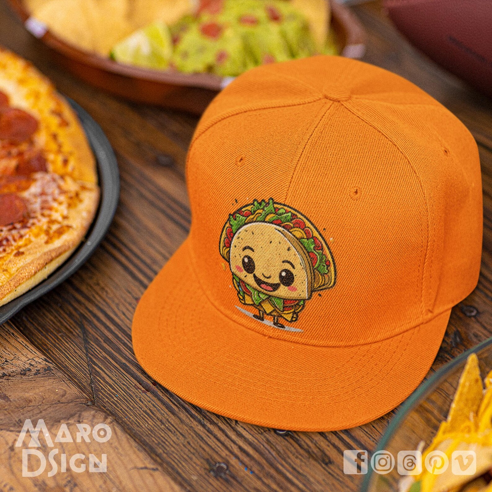 Happy Tacos Clipart Bundle | Fun & Colorful Taco Character, Perfect for ...