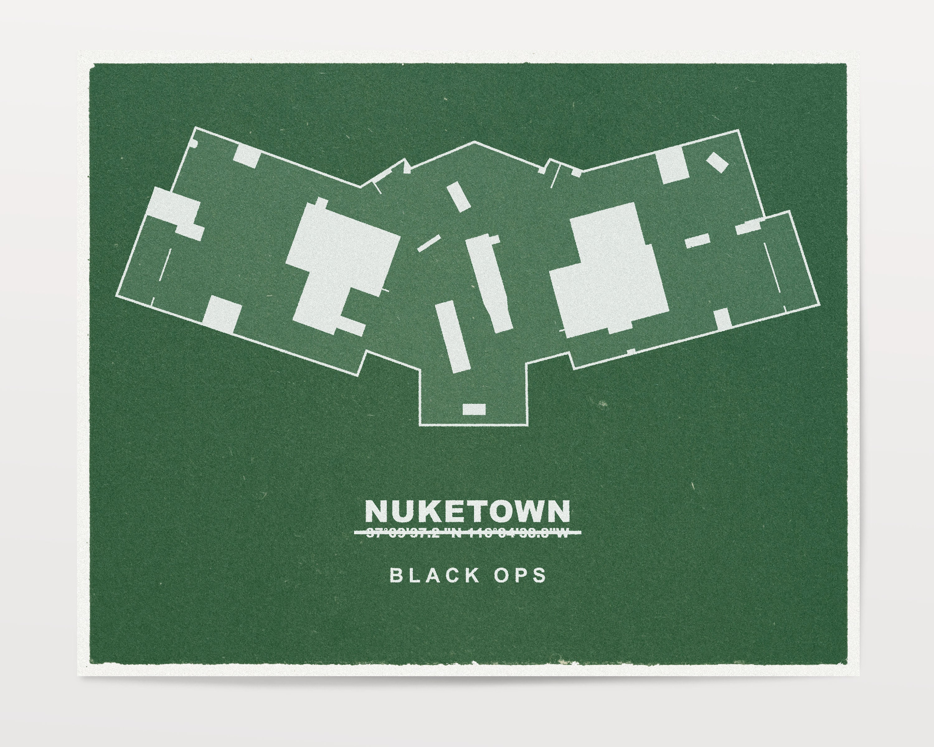 Black Ops Nuketown Map Poster - Etsy