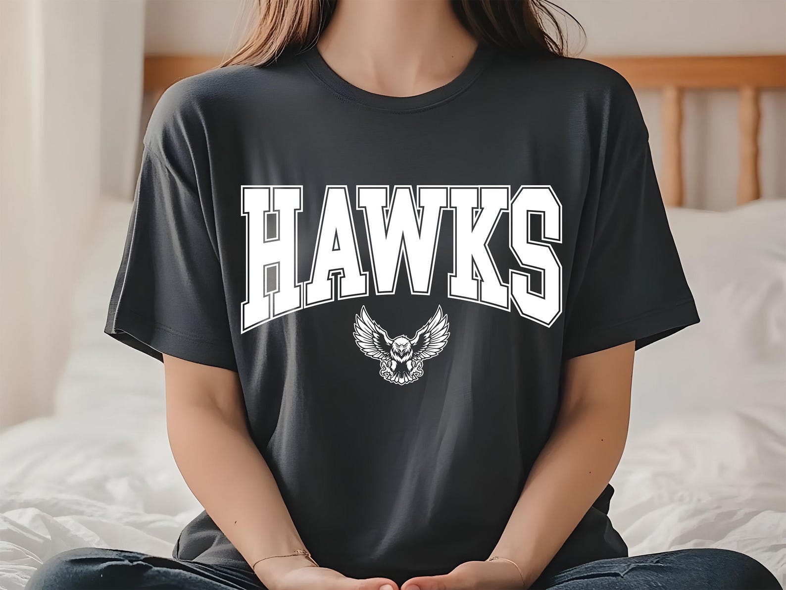 Hawks Mascot PNG SVG PDF Ai | Hawk Sports Team Design | School Team ...