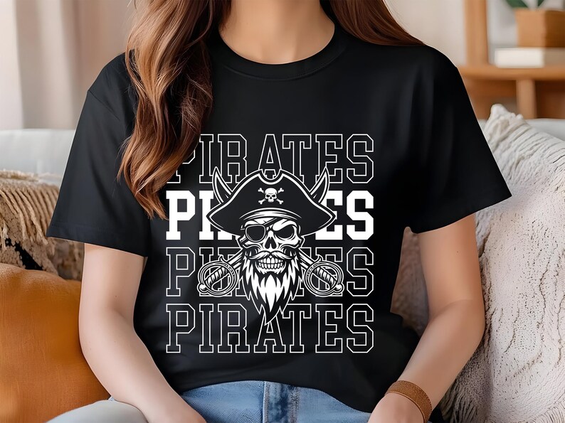 Pirates Mascot Logo PNG SVG PDF Ai | Sports Team Spirit Vector Design ...