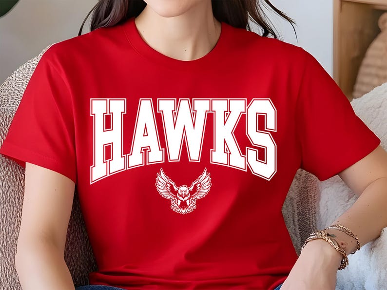 Hawks Mascot PNG SVG PDF Ai | Hawk Sports Team Design | School Team ...