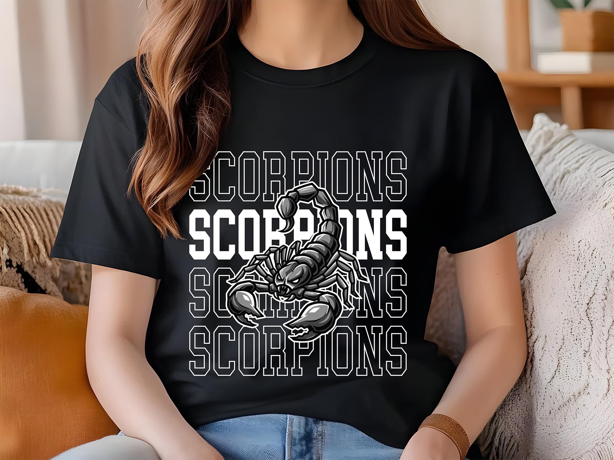 Scorpions Team SVG PNG PDF Ai | Fierce Scorpions Logo Cut File | Black ...