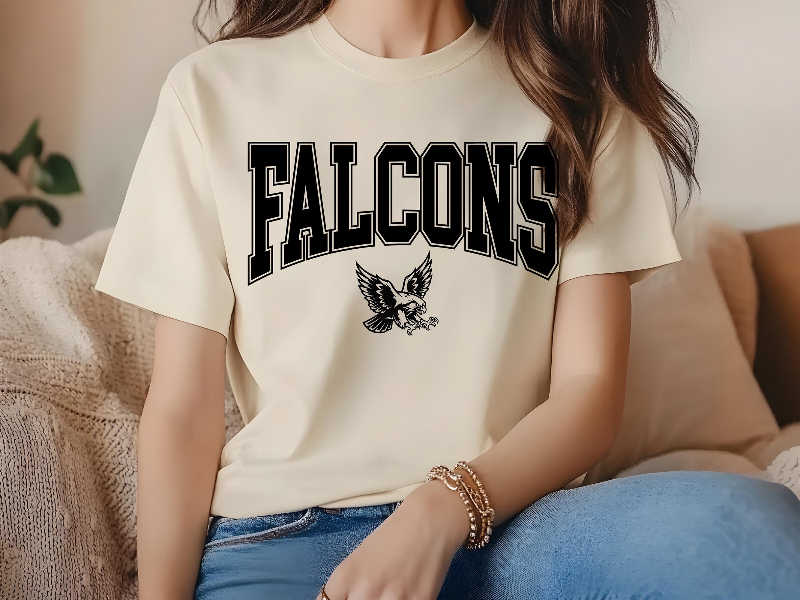 Falcons Mascot Logo SVG PNG PDF Ai | Sports Team Spirit Design | School ...