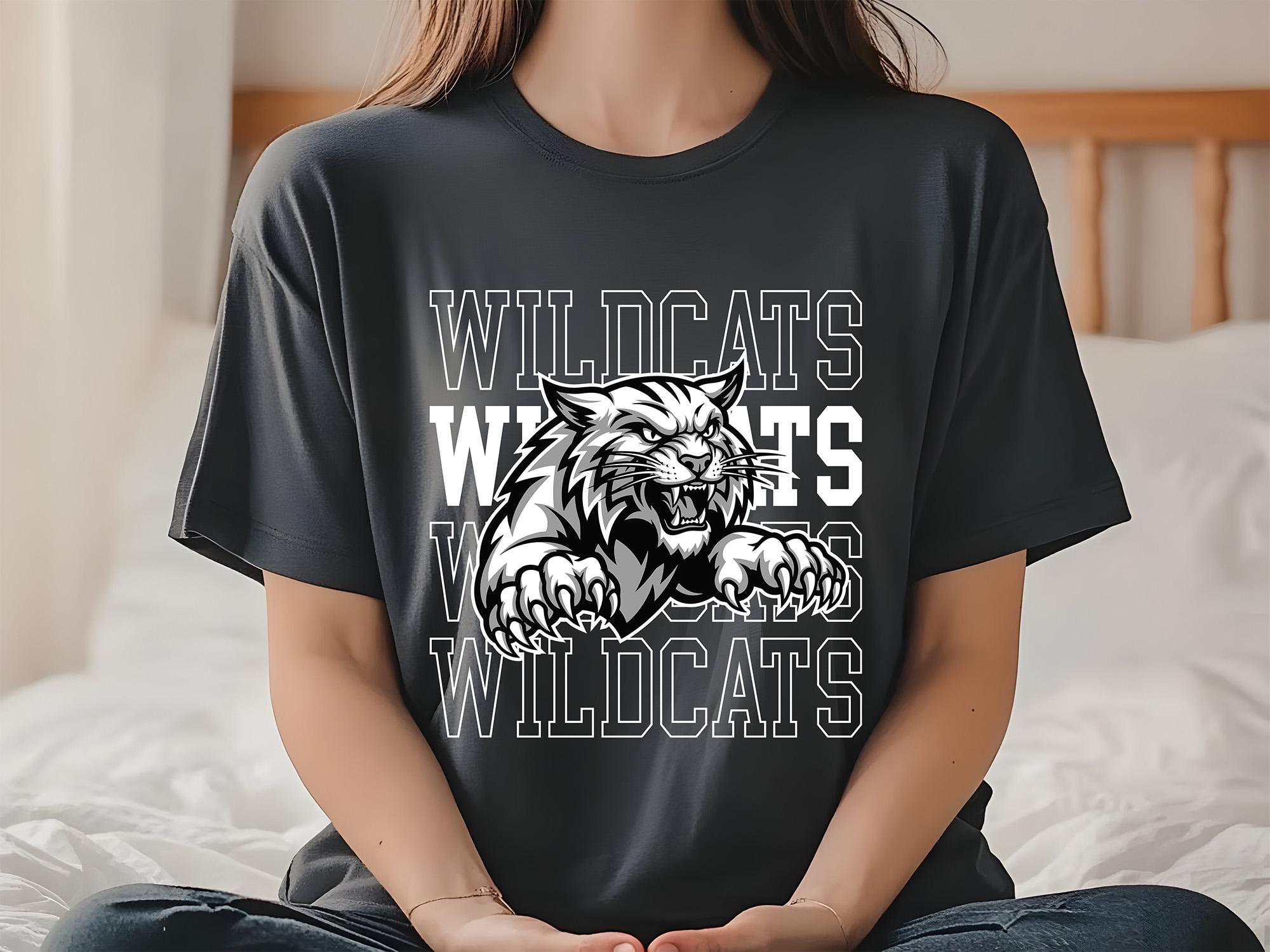 Wildcats Team SVG PNG PDF Ai, Mascot Shirts Wildcats, Sports Mascot ...