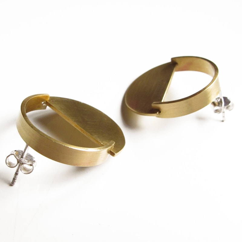 Modern Earrings - Etsy